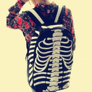 Quirky Harajuku Bags Skeleton Fashion Bag Backpack Couples on Luulla