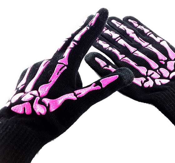 Goth Punk Gloves Skeleton Warm Touchscreen Gloves For Iphone Rock on Luulla