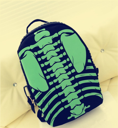 Quirky Pirates Backpack Punk Skull Skeleton Bags Edgy School on Luulla