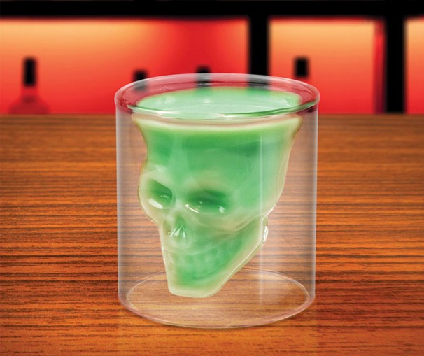 Creative Whiskey Cups Red Wine Crystal Skull Cup Beer Glass Skulls ...